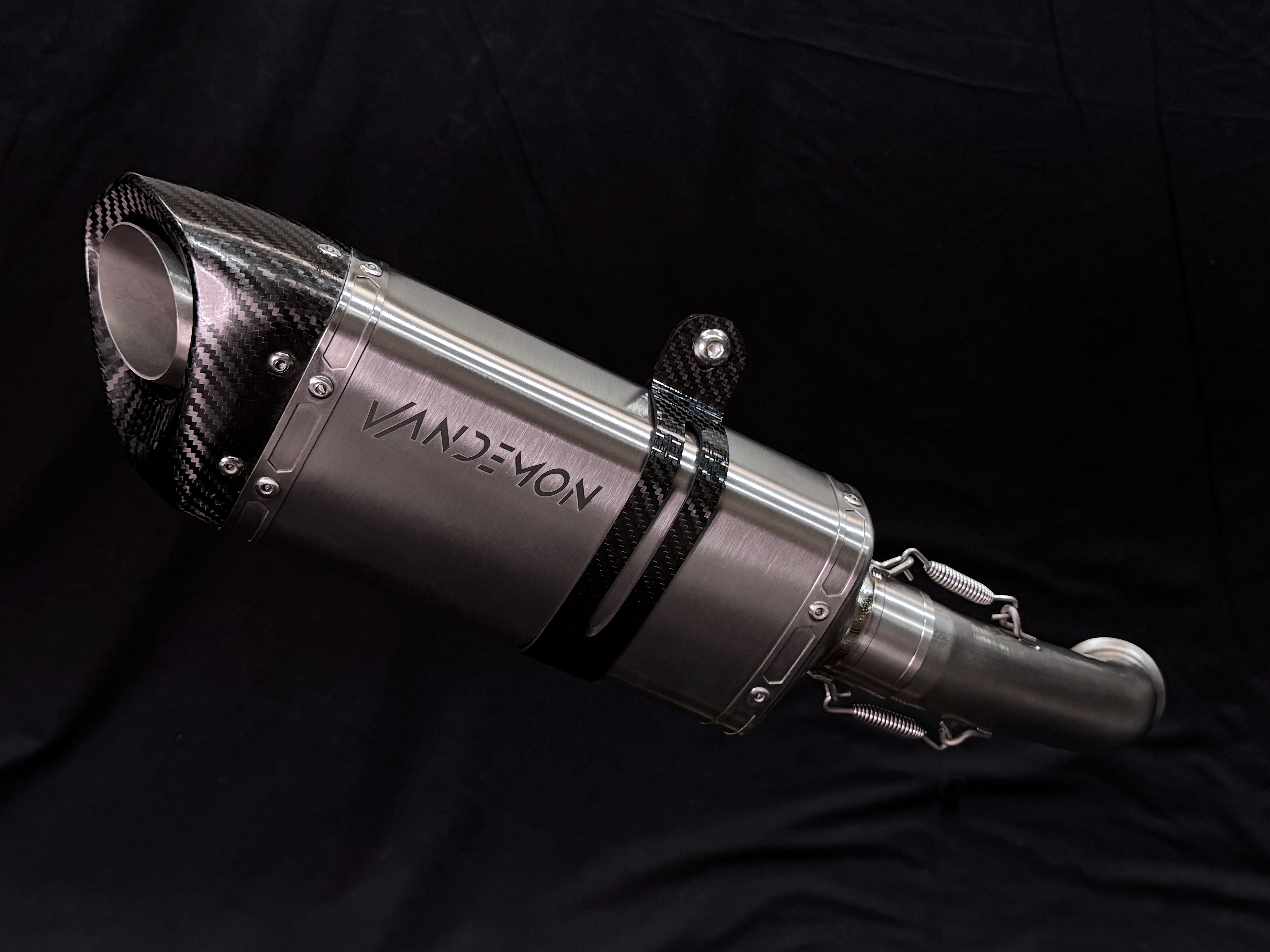 KTM RC 390 & 390 DUKE Gen 1 Titanium Slip-On Muffler Cat-Delete 2013-2 ...