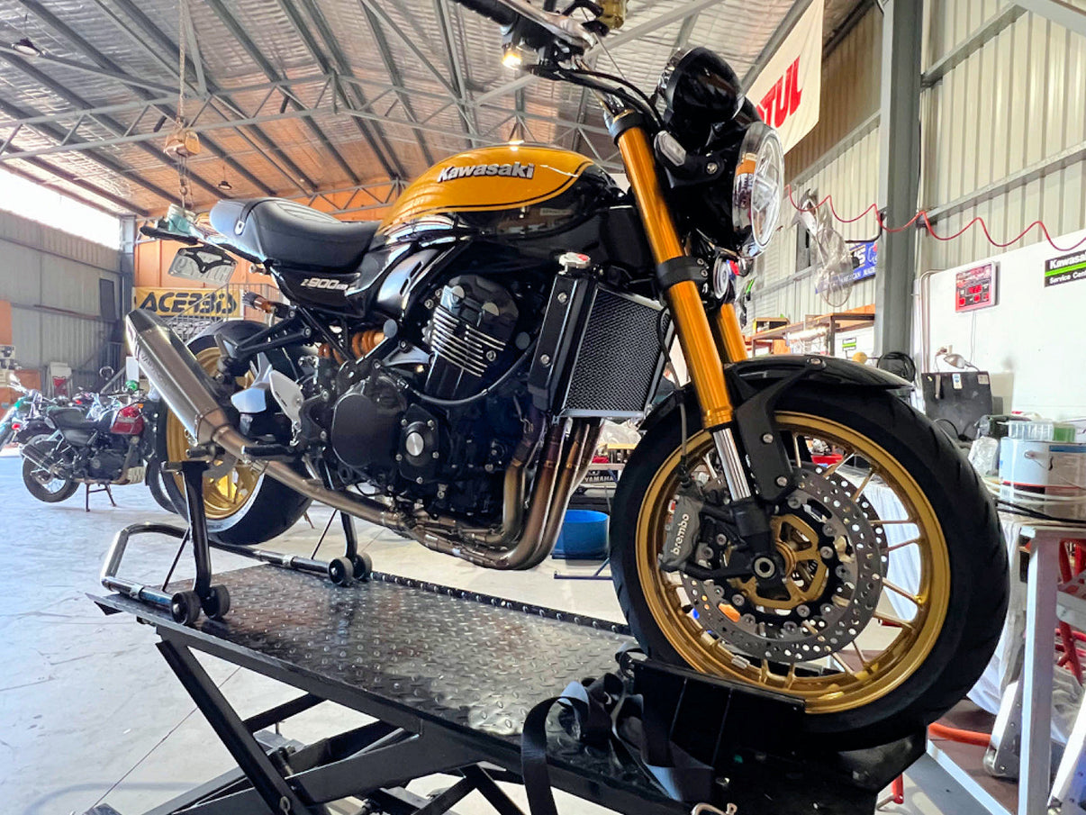Kawasaki Z900RS Cafe Racer Vandemon Full Titanium Exhaust System 2018 ...