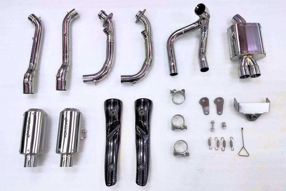 CFMOTO 450SR 450SS Stainless Steel High Mount Exhaust System 2025-2026 ...