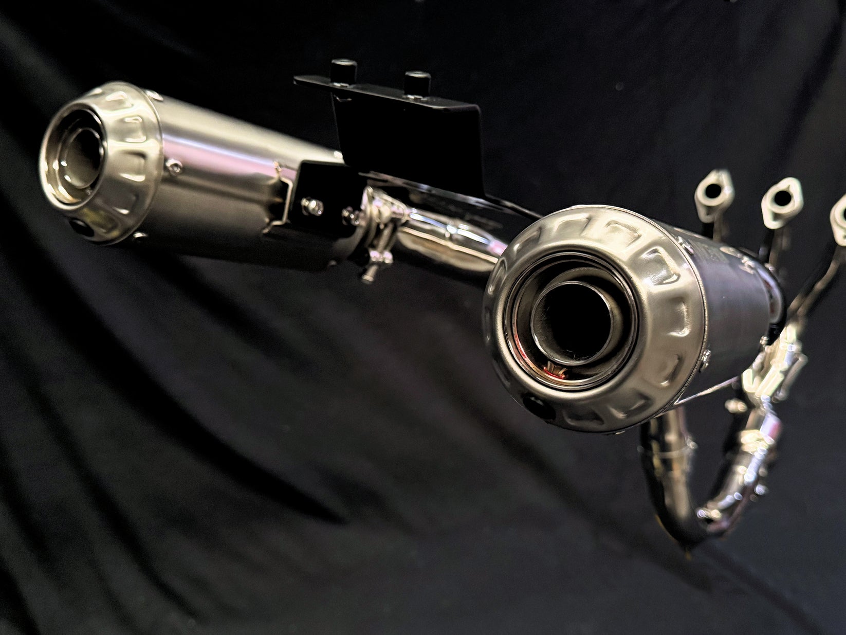 CFMOTO 675SR-R, 675SR-S, 675SS, 675NK High Mount Titanium Exhaust ...