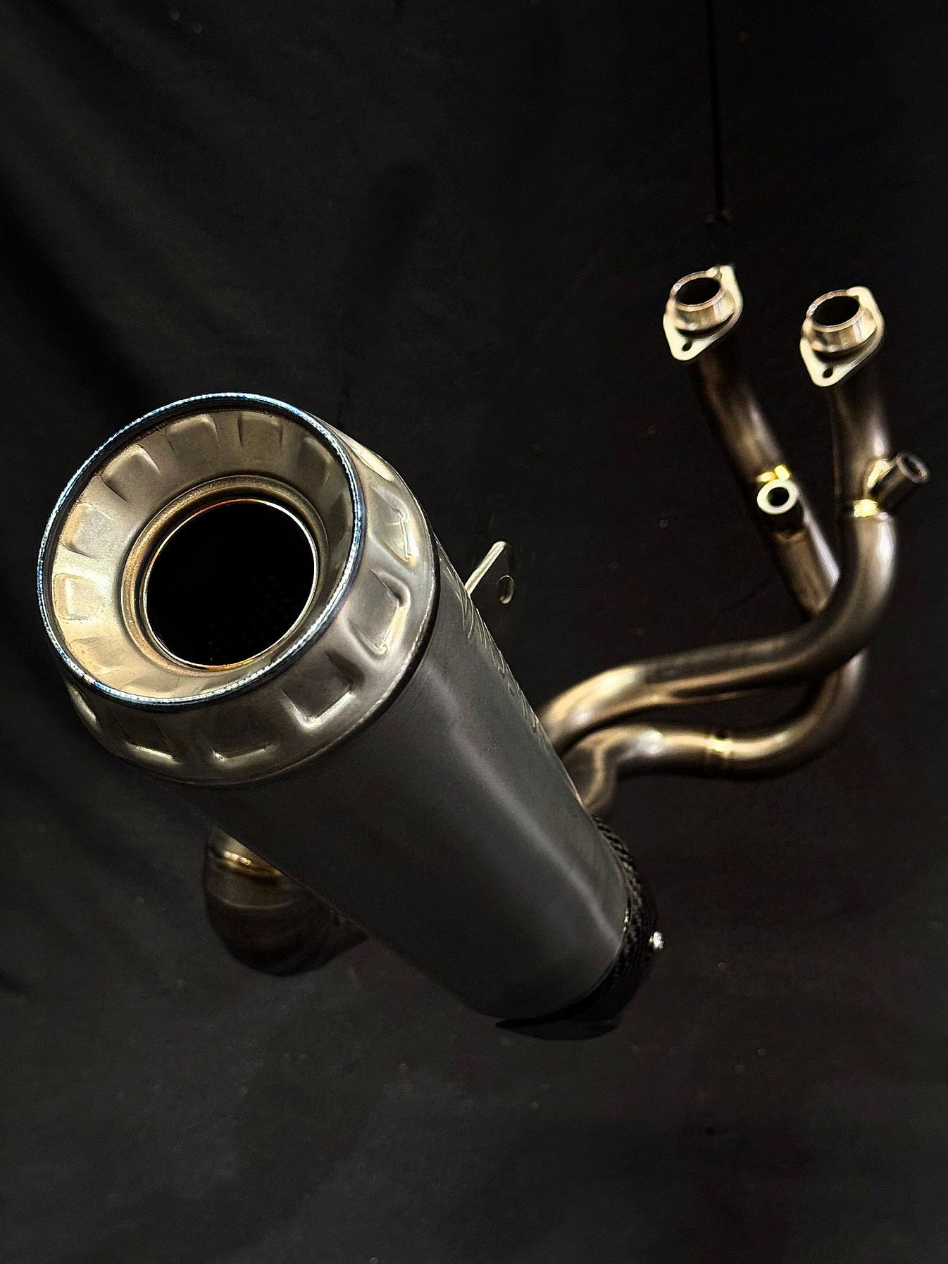CFMOTO 700CLX Full Titanium Exhaust System – Vandemon Performance