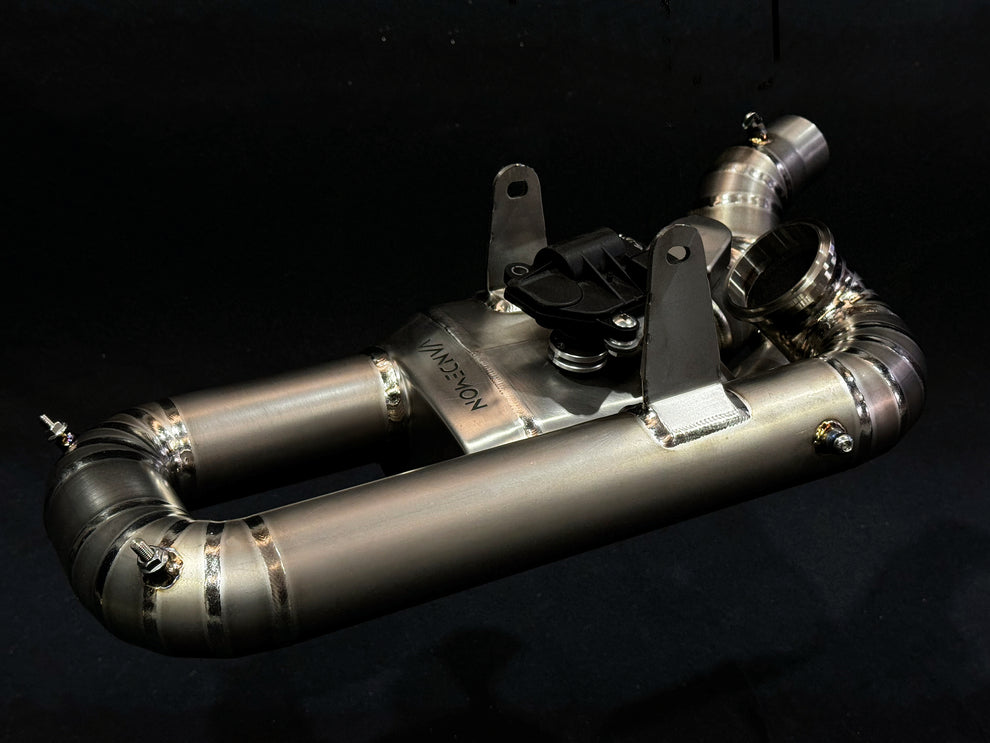 Ducati V2 Panigale & Streetfighter Titanium Stealth Slip-On Bimodal Mu ...