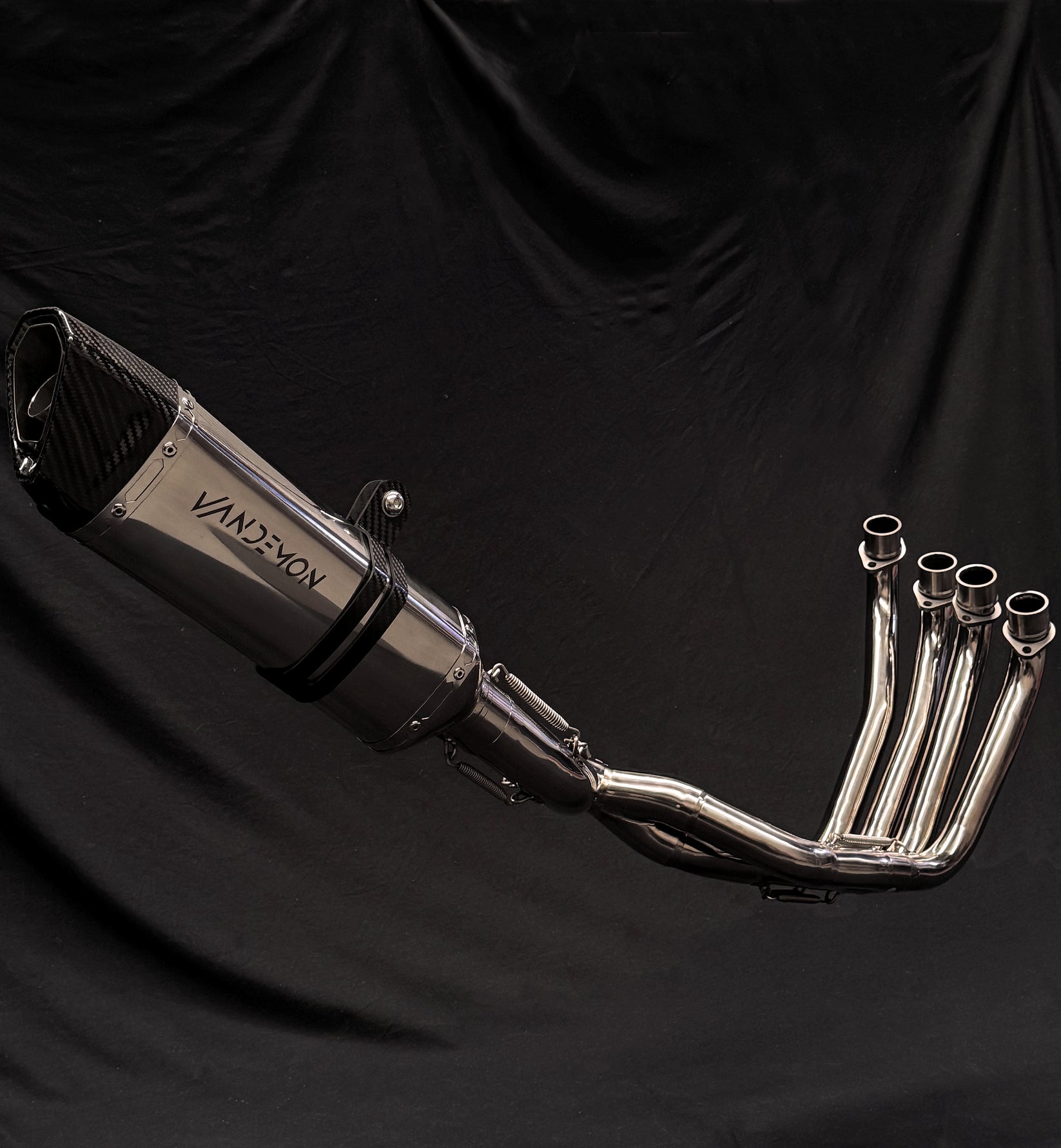 Honda CB650F, CBR650F, CB650R, CBR650R Titanium Exhaust System & Carbon ...