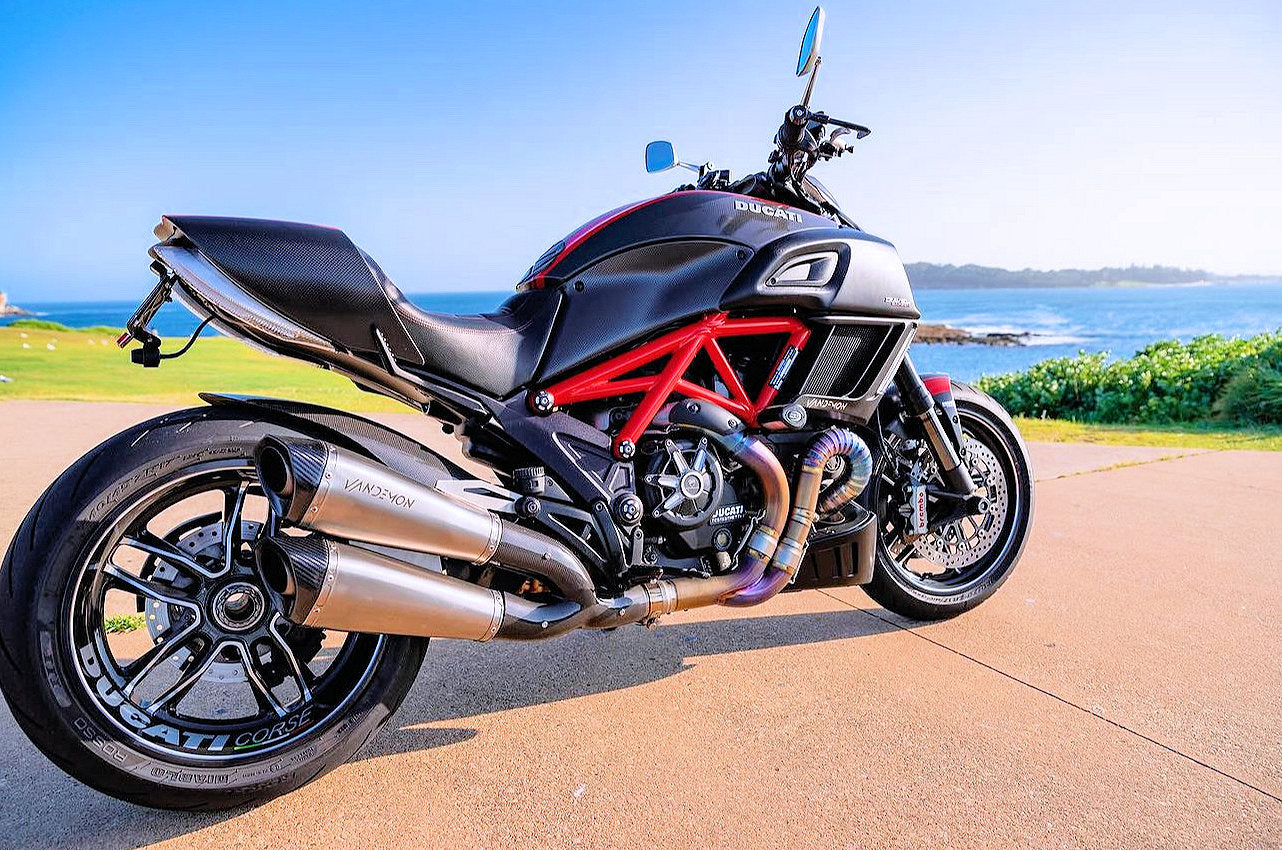 Ducati Diavel 1200 2-1-2 Titanium Exhaust System 2011-2017 – Vandemon ...