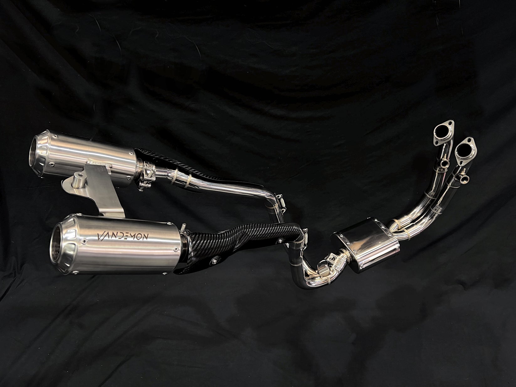 CFMOTO 450SR 450SS Stainless Steel High Mount Exhaust System 2025-2026 ...