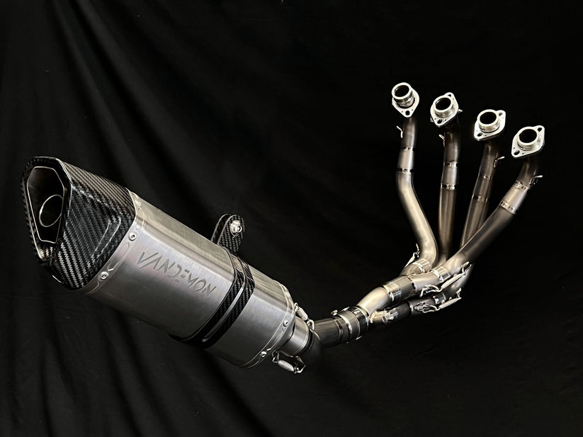 Kawasaki Z900 & Z900SE Vandemon Full Titanium Exhaust System – Vandemon ...