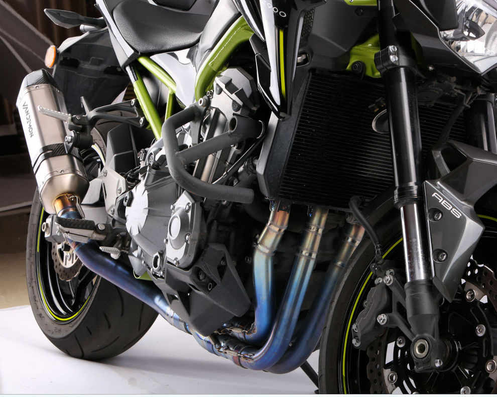 Kawasaki Z900 & Z900SE Vandemon Full Titanium Exhaust System – Vandemon ...