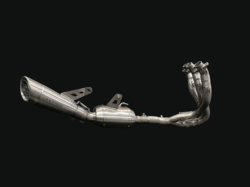 Triumph 765 Street Triple Slash Cut Titanium Exhaust 2023-2025 ...