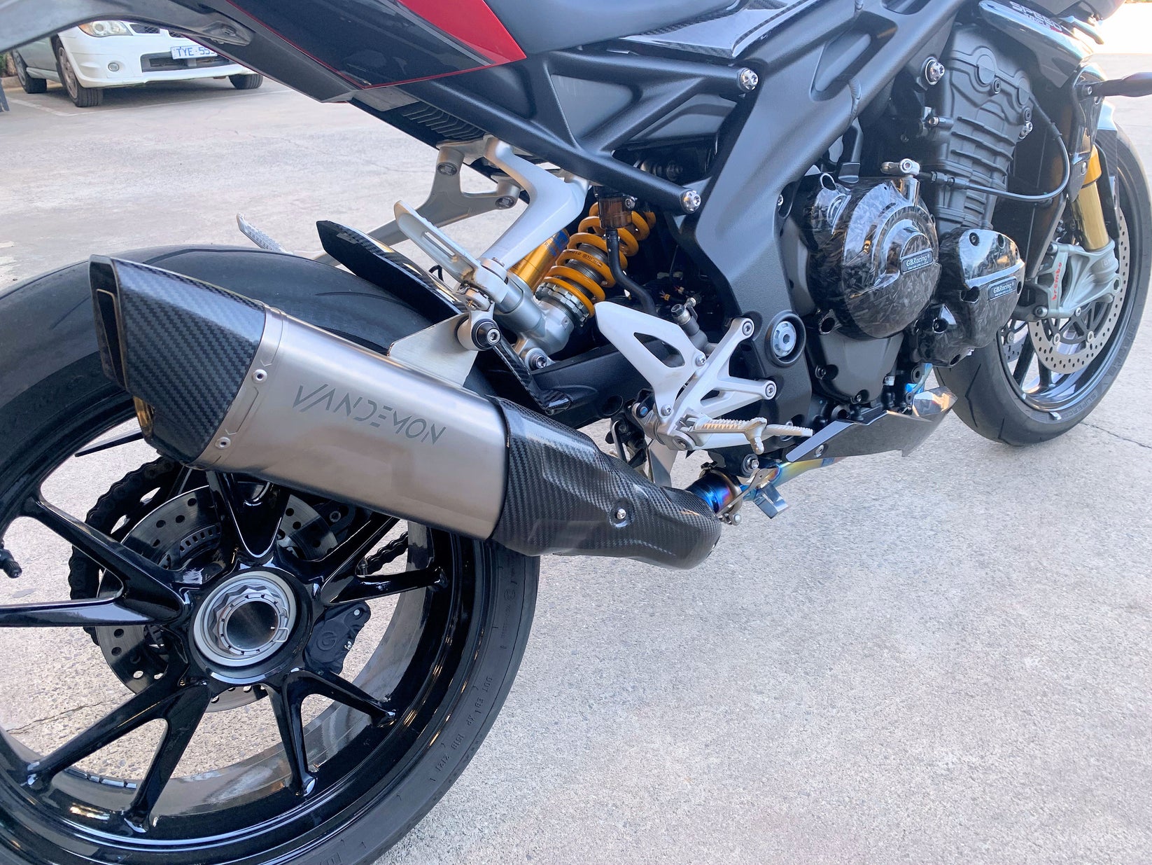Triumph Speed Triple 1200 RS & RR Titanium Full Exhaust System ...