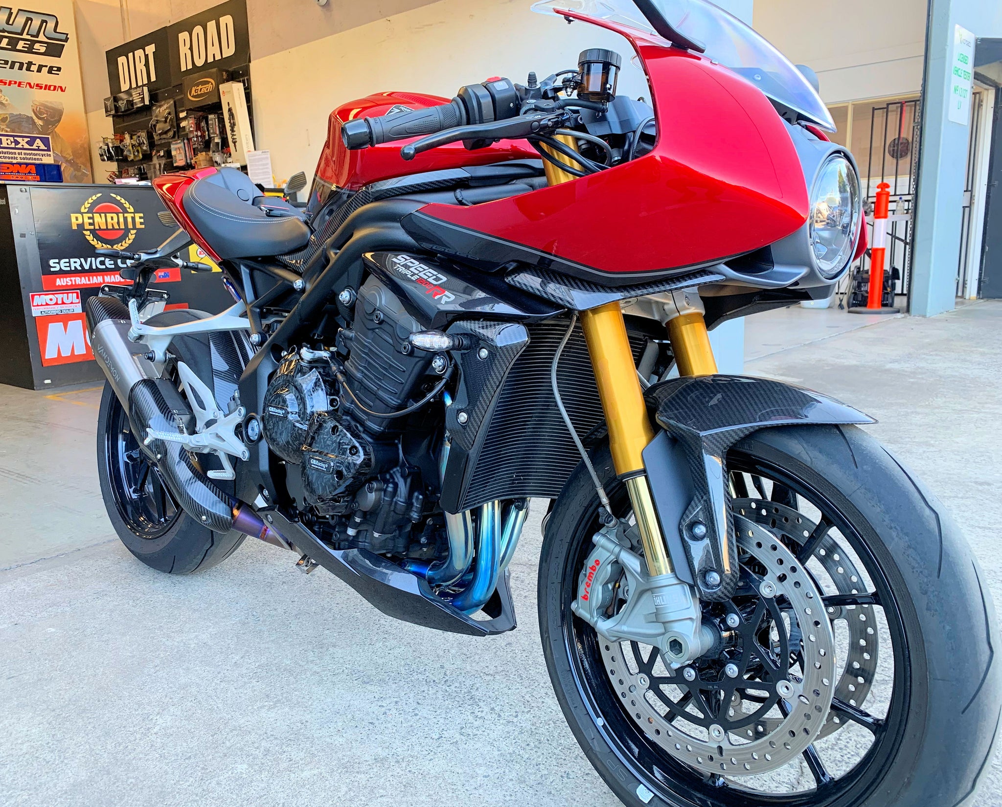 Triumph Speed Triple 1200 RS & RR Titanium Full Exhaust System ...
