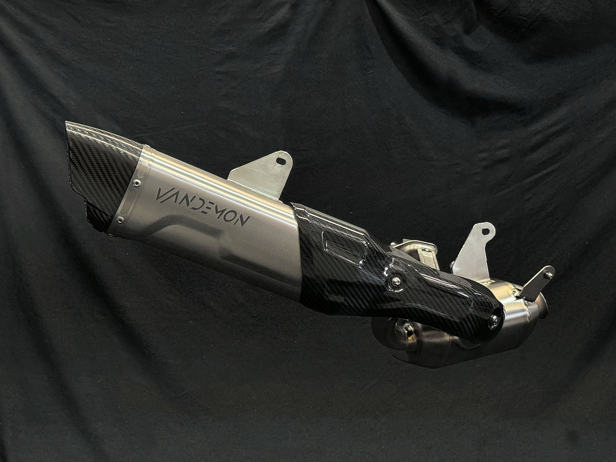 Triumph Speed Triple 1200RS & RR Bimodal Titanium Stealth Slip-On Muff – Vandemon Performance
