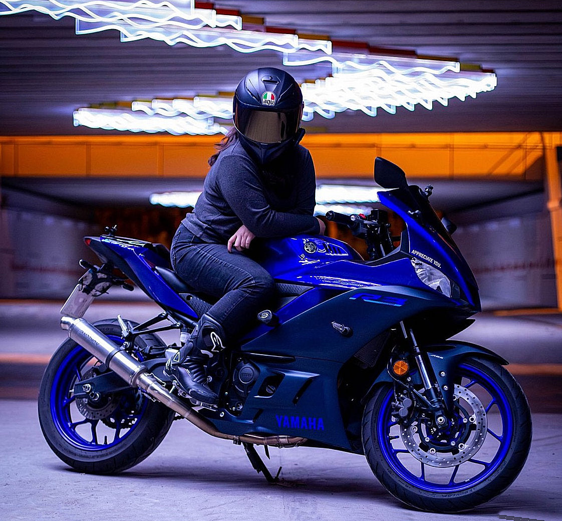 Yamaha YZF-R3 MT-03 YZF-R25 Vandemon Stainless Steel Headers, Titanium ...