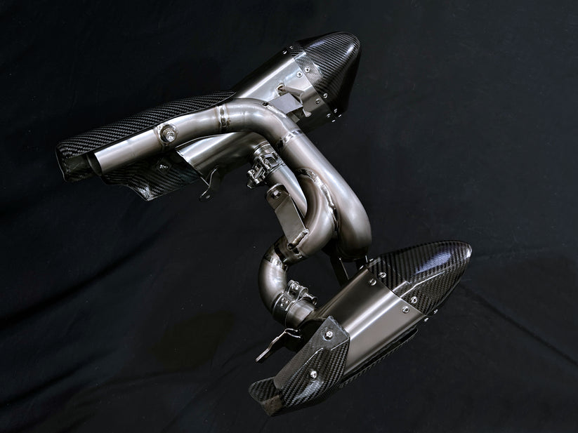 Triumph Rocket 3R, GT and Storm Titanium Slip-On Mufflers 2019-2026 ...