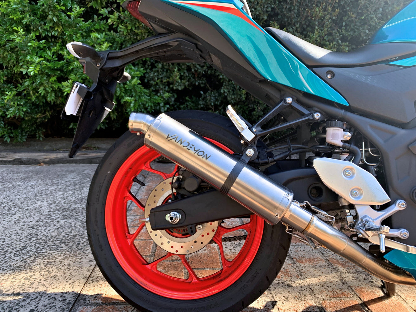 Yamaha YZF-R3 MT-03 YZF-R25 Vandemon Stainless Steel Headers, Titanium ...