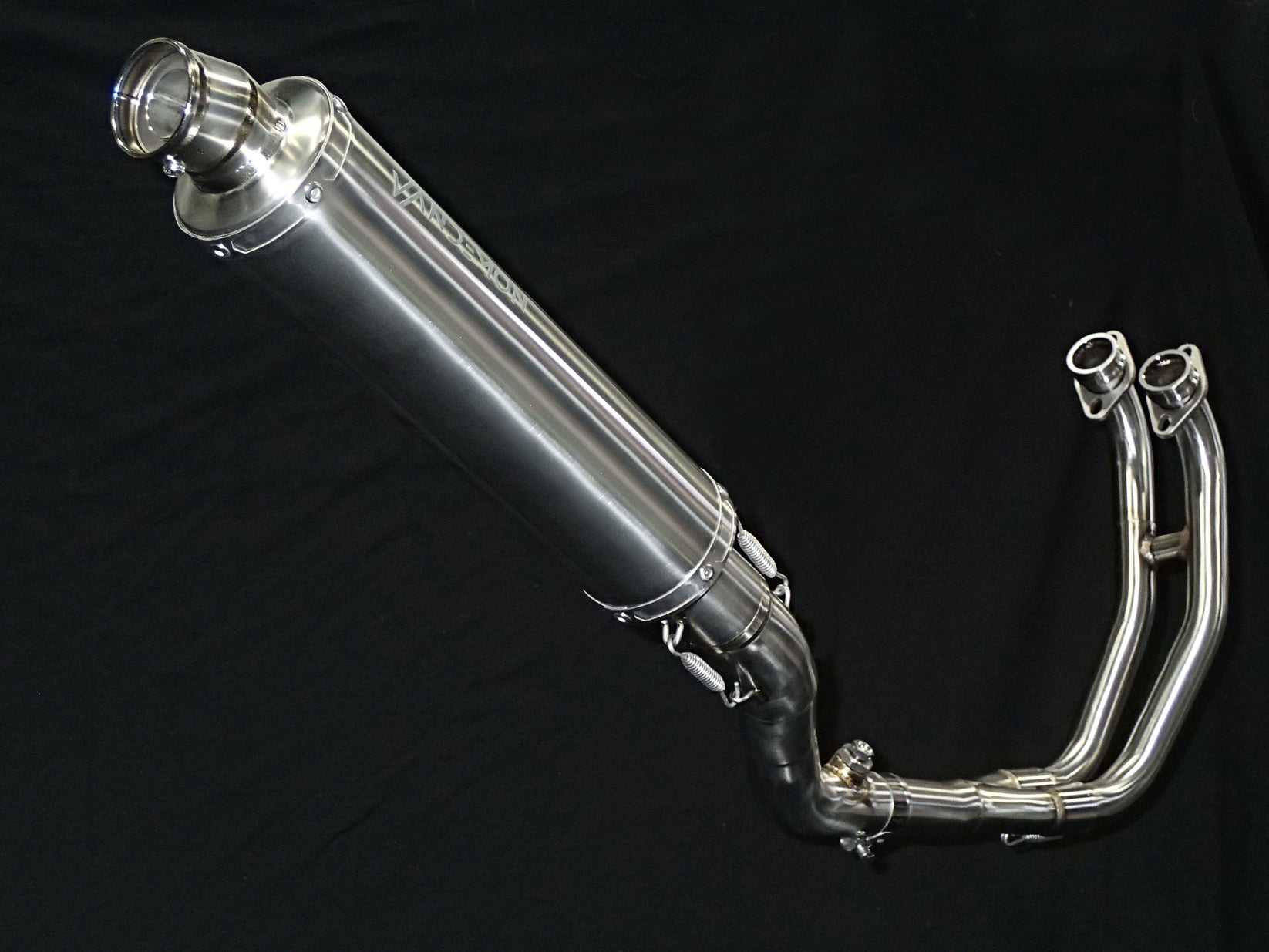 Yamaha YZF-R3 MT-03 YZF-R25 Vandemon Stainless Steel Headers, Titanium ...